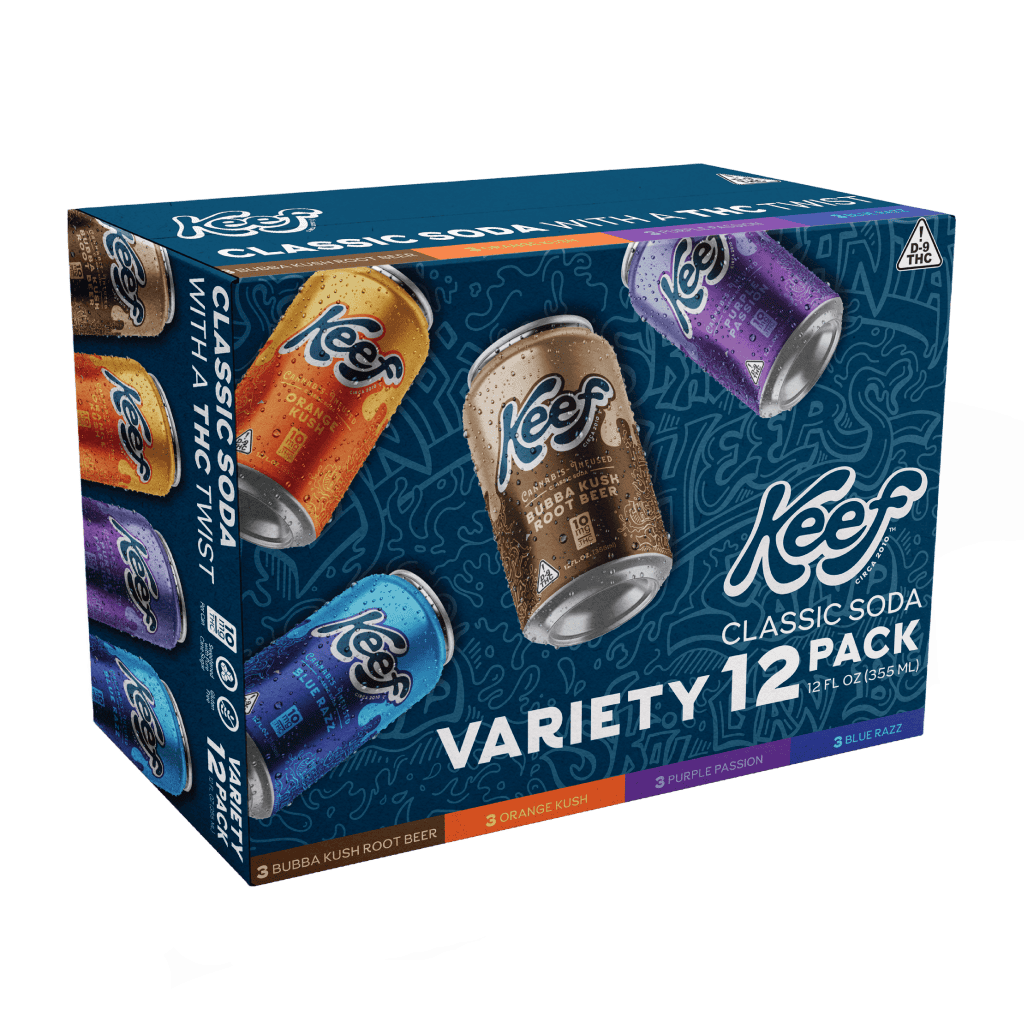 Buy Keef Classic Soda Variety Pack | Keef Brands Hemp